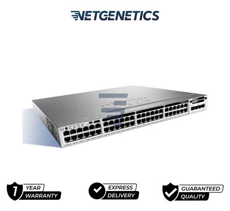Cisco Catalyst Ws C3850 48f E 3850 48 Port Poe Switch Dual Ac