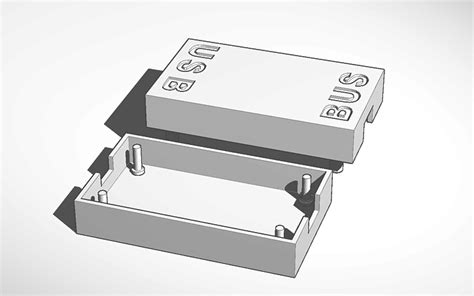 3d Design Nce Usb Interface Box Tinkercad