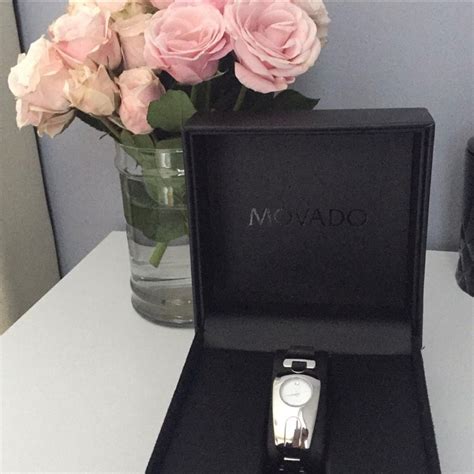 Movado Bold Pearl Face Watch Gem