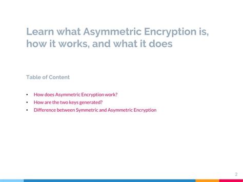 What Is Asymmetric Encryption Understand With Simple Examples PPT