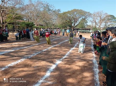 ကဝမြို့နယ်၌ ၇၅ နှစ်မြောက် စိန်ရတု ပြည်ထောင်စုနေ့ကို ကြိုဆိုဂုဏ်ပြုသောအားဖြင့် အားကစားပြိုင်ပ
