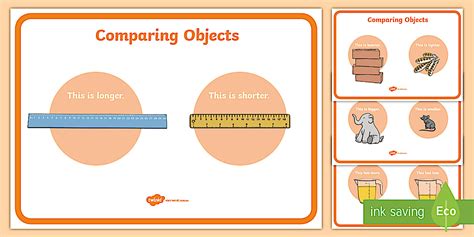 Comparing Objects Display Posters Teacher Made Twinkl
