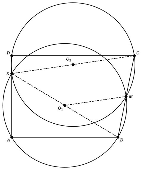 geometry prove eb ec and that f m g c are concyclic in the given