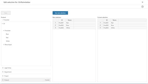 Additional Dim Mapping Edit Selection Profitbase Docs