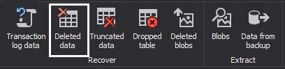 Recover SQL Database Data Lost Due To A DELETE Operation