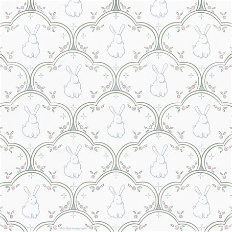 Emma On Instagram This Might Be The Cutest Pattern Ive Made Yet🐰🌷 Pattern Patterndesign