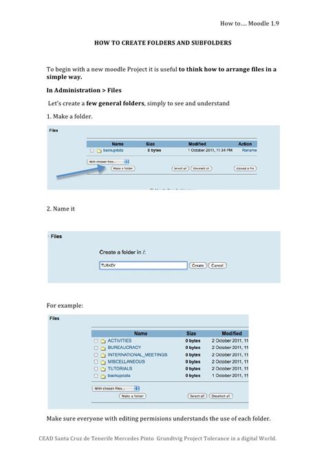 How To Create Folders And Subfolders