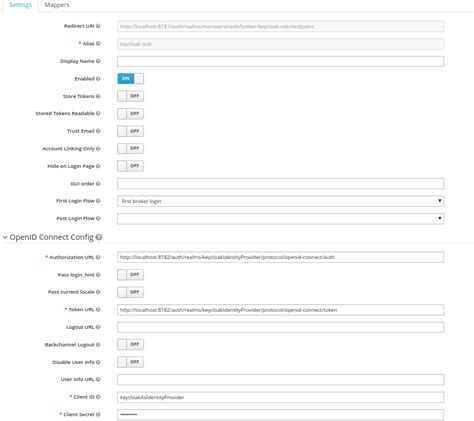 Authentication Standalone Keycloak As Identity Provider Causing Error
