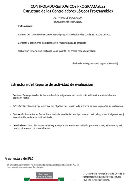Estructura Del Plc Activ De Eval Pdf