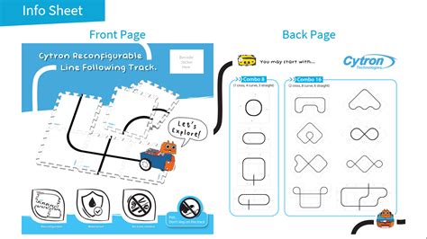 Cytron Reconfigurable Line Following Track