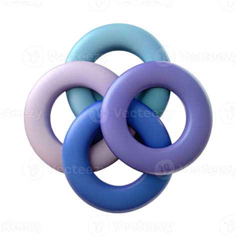 Memorable Industrial Overlapping Circles Forming A Crisp Geometric