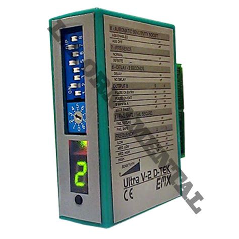 emx traffic loop detector emx ultra v 2 d tek vehicle loop detector