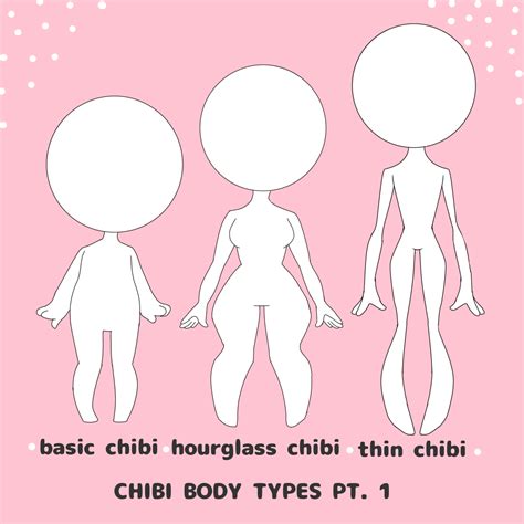 Chibi Body Types Pt 1 Art Bases Refs By Coradaffodil On Deviantart