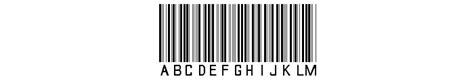 Barcode Font Free Font Decorative Display Modern What Font Is