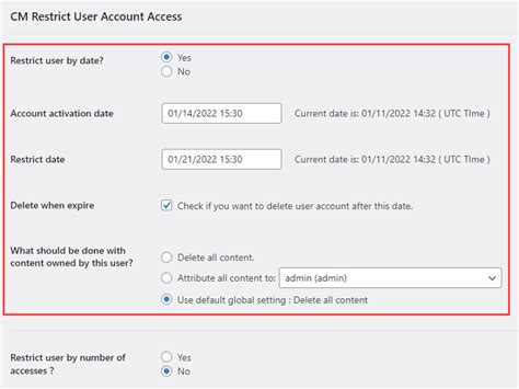Cm Restrict User Account Access Use Case Integration With Wordpress