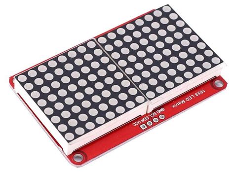 Led Dot Matrix Display Module Lattice Screen Dc 33v 5v Ht16k33 Driver Oz Robotics