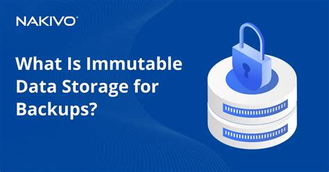 immutable storage data immutability explained