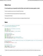 Python Code for Midterm Exam - Analyzing Apple Stock Data | Course Hero