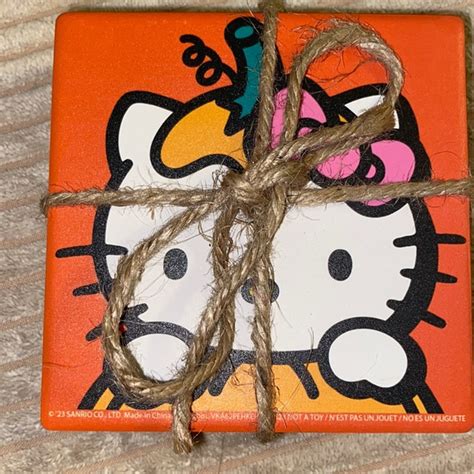 Hello Kitty Accents Tik Tok Viral Hello Kitty Halloween Coasters