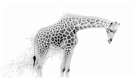 Premium Photo An Abstract Minimalist Artwork Showing The Interconnectedness Of Wildlife