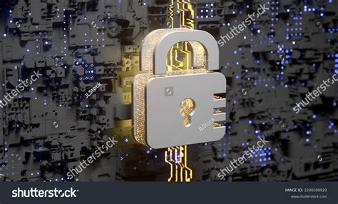 Malware Cyber Security Email Phishing Ransomware Stock Illustration