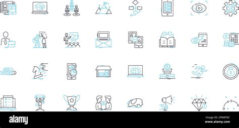 Intelligent Idea Linear Icons Set Innovation Creativity Ingenuity Brilliance Insight