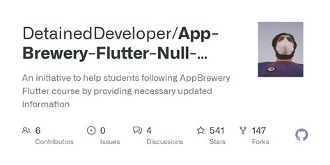 GitHub DetainedDeveloper App Brewery Flutter Null Safety An Initiative To Help Students