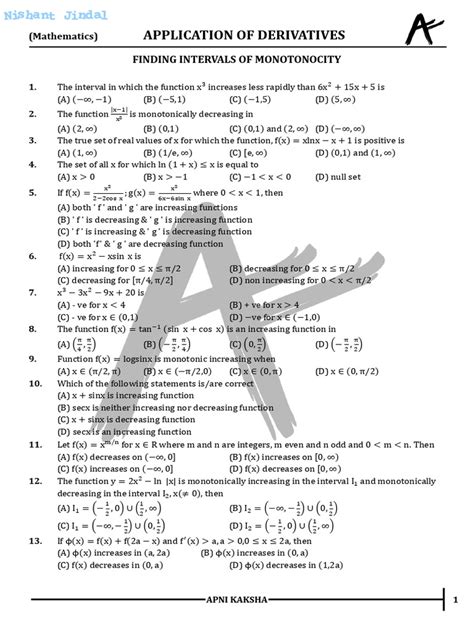 Monotonicity Pdf