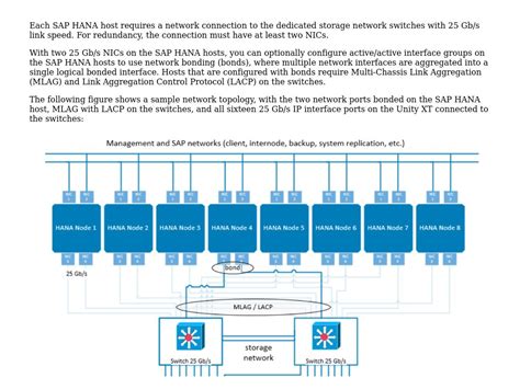 host connection using nas nfs dell validated solution for sap hana