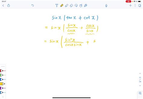 Solved Simplify The Given Expressions The Result Will Be One Of Sin X Cos X Tan X Cot X Sec