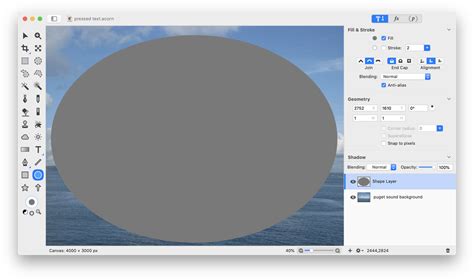 creating pressed text acorn 8 docs