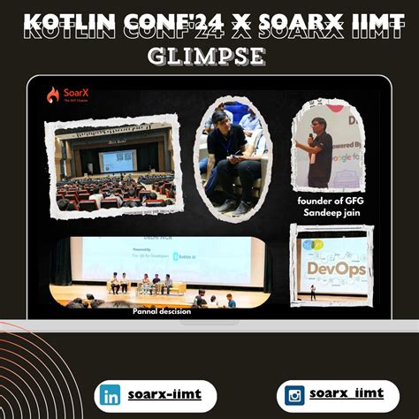 Soarx Iimt On Linkedin Kotlinconf Kotlinconf2024 Soarxiimt Collaboration Techconference