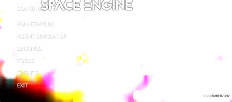 My Main Menu Is Glitchedpsychadeliccursed Rspaceengine