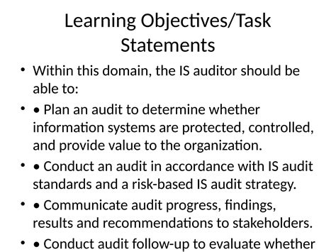 Domain1informationsystemauditingprocesspresentationpptx