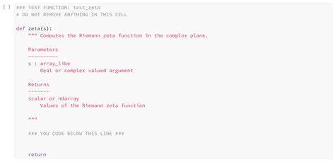 use python and computes the riemann zeta function in