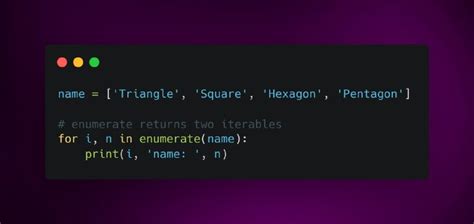 simplify iteration with python s enumerate function python earth