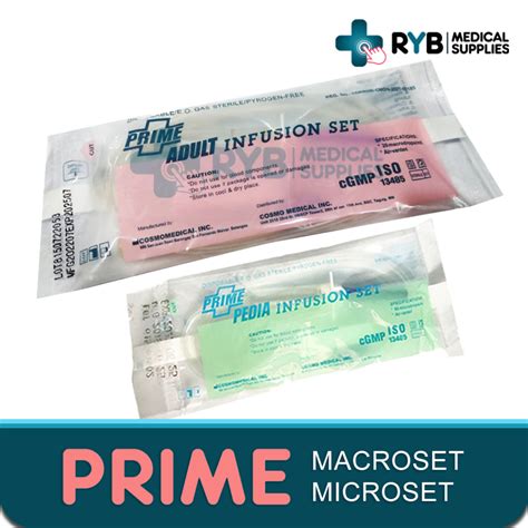 Prime Infusion Set Macroset And Microset Shopee Philippines