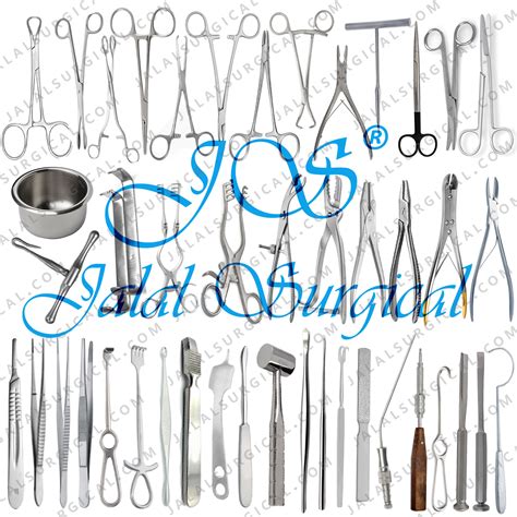 Major General Surgery Instruments Set of 54 Pieces With Box - Jalal ...