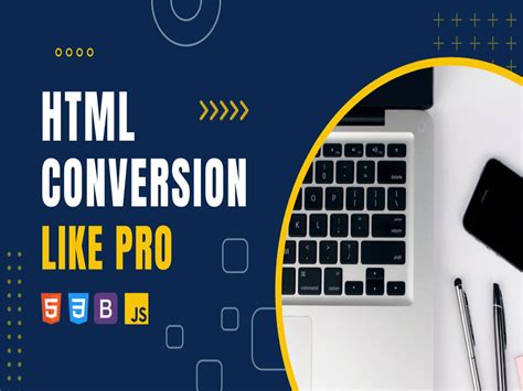 an expert html conversion with responsive design by using bootstrap