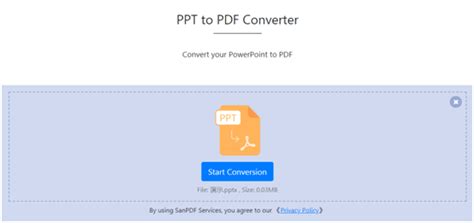 Convert Pptx To Pdf Directly In Html Using Sanpdf Sanpdf Converter Free