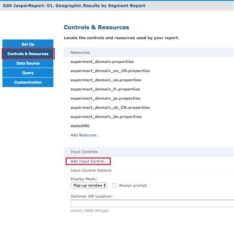 Making Input Controls Available For Multiple Reports Best Practices