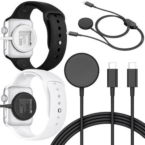 고부기 애플워치 2in1 마그네틱 C타입 Pd 고속 충전 케이블 멀티 무선 충전기 Frisbee