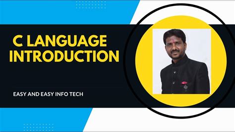 C Language Introduction - YouTube