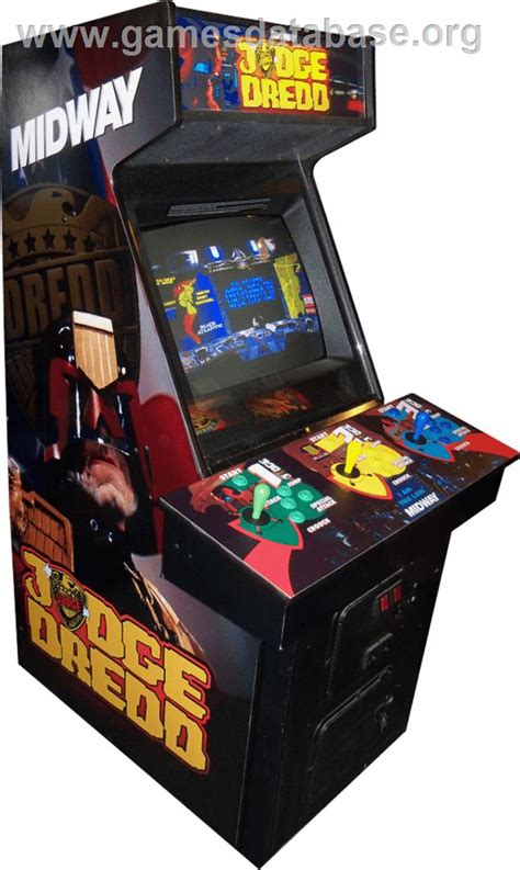 Judge Dredd Arcade Artwork Cabinet