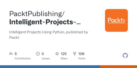Github Packtpublishing Intelligent Projects Using Python Intelligent Projects Using Python