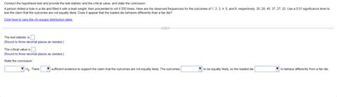 Solved Conduct The Hypothesis Test And Provide The Test Chegg