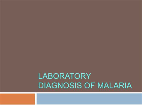 Malaria Ppt Pptx