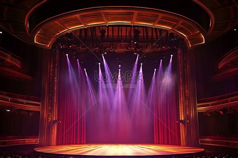 스포트라이트는 무대를 비 춥니 다 배경 사진 및 창의적인 일러스트 무료 다운로드 Lovepik