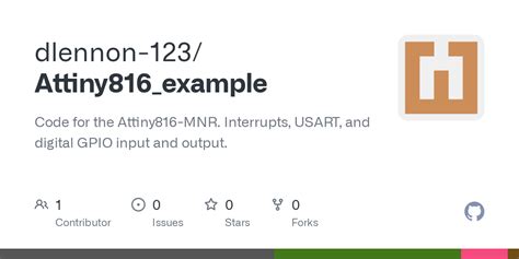 GitHub Dlennon 123 Attiny816 Example Code For The Attiny816 MNR Interrupts USART And