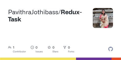 Github Pavithrajothibassredux Task